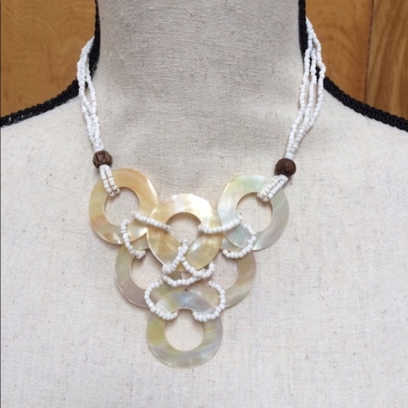 Jewelry | Shell Beaded Necklace | Poshmark